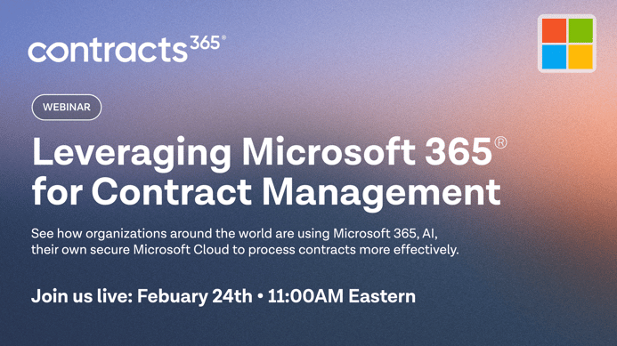 Contracts 365 | Powerful Contract Management Software